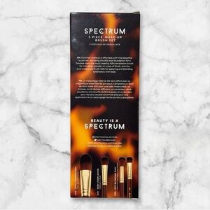 Spectrum | Makeup | Spectrum 3 Piece Makeup Brush Set Brown Foundation ...
